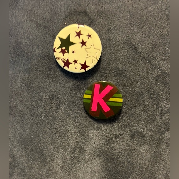 Kenzo | Other | Limited Kenzo Pins Stars Motif And K With Stripes ...